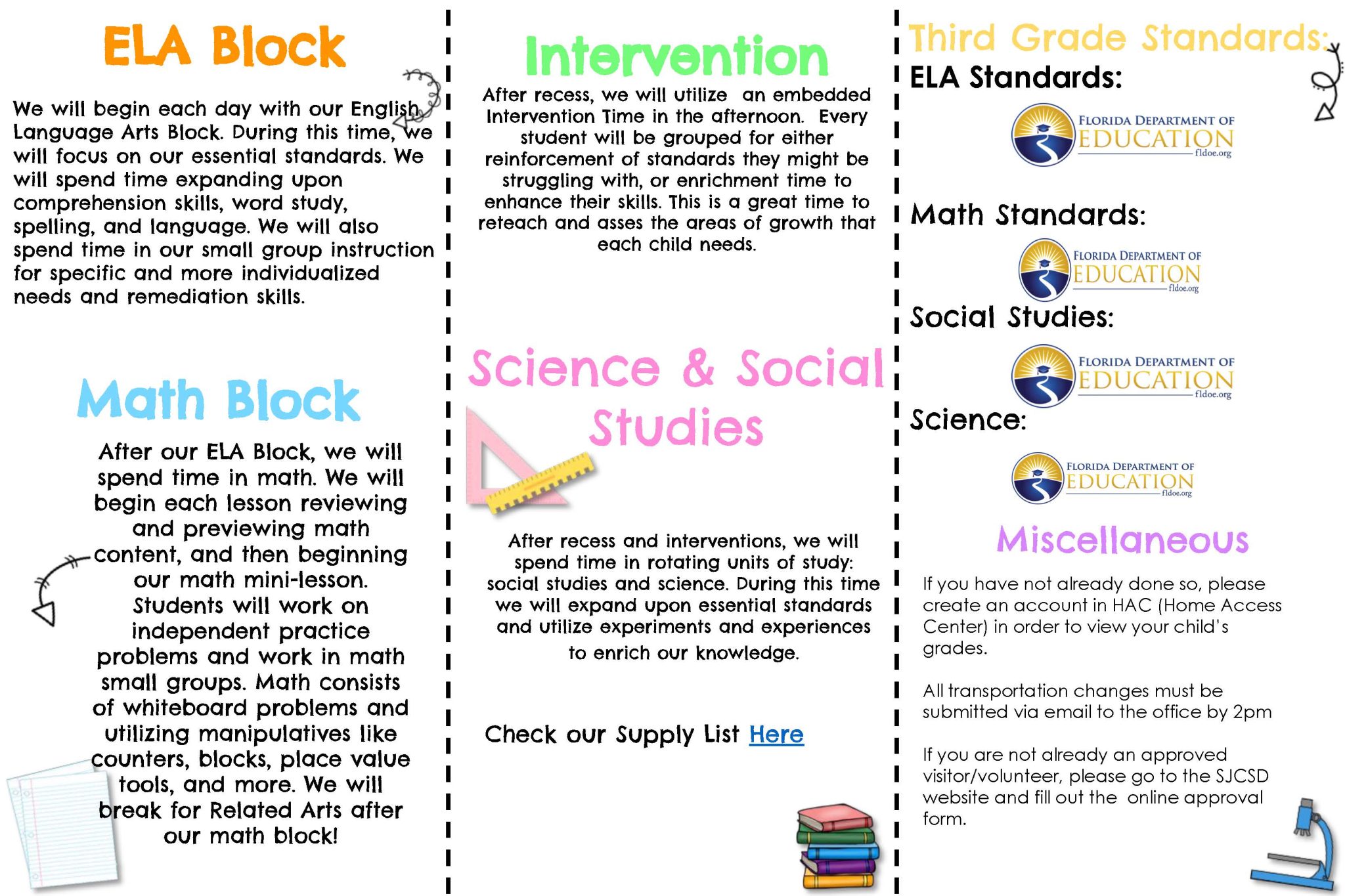Third Grade – Wards Creek Elementary School